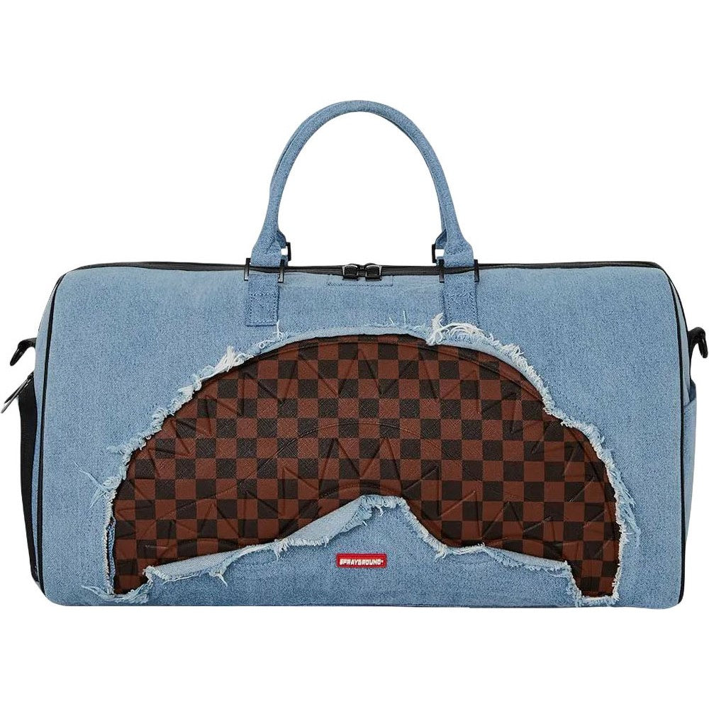 Sprayground - Denim Shark Duffle Bag – Dress Code