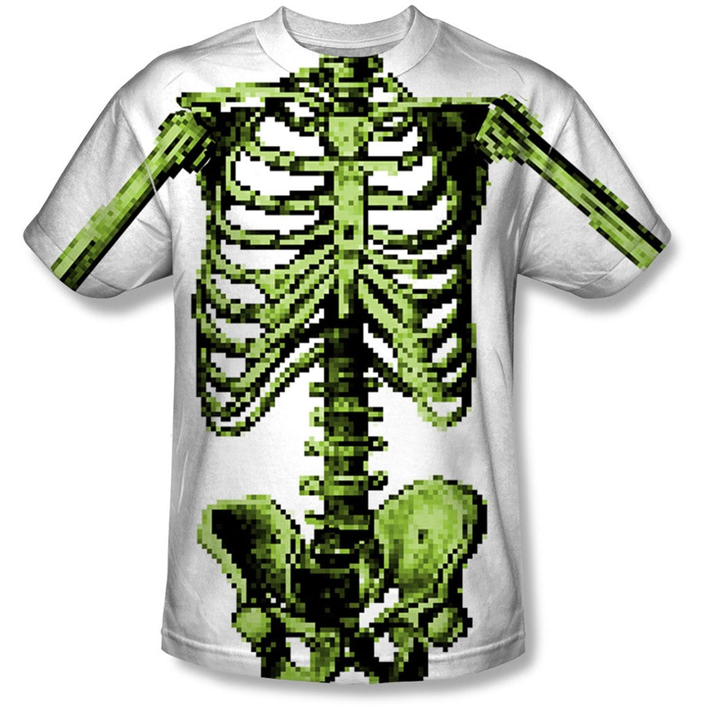 8 Bit Skeleton - Mens 8 Bit Skeleton T-Shirt – Dress Code