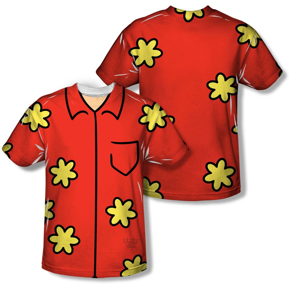Family Guy - Mens Quagmire Costume (Front/Back Print) T-Shirt – Dress Code